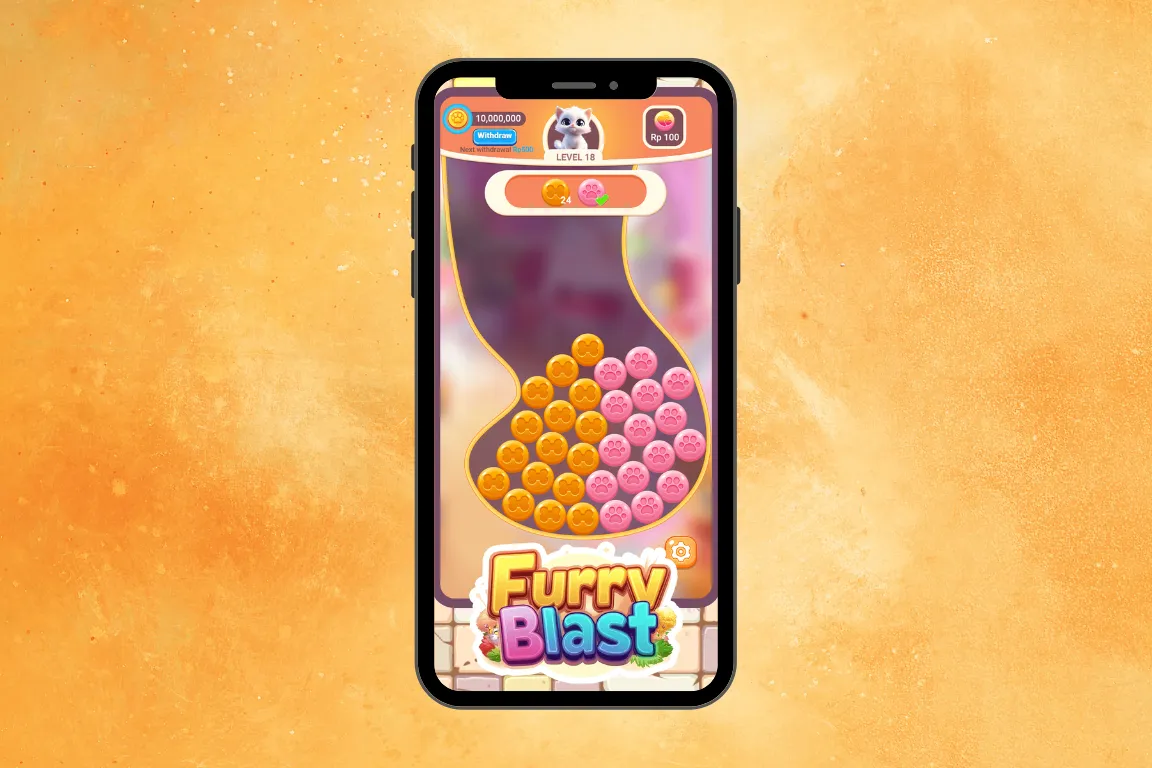 Furry Blast: Combine e crie blocos em aventuras divertidas